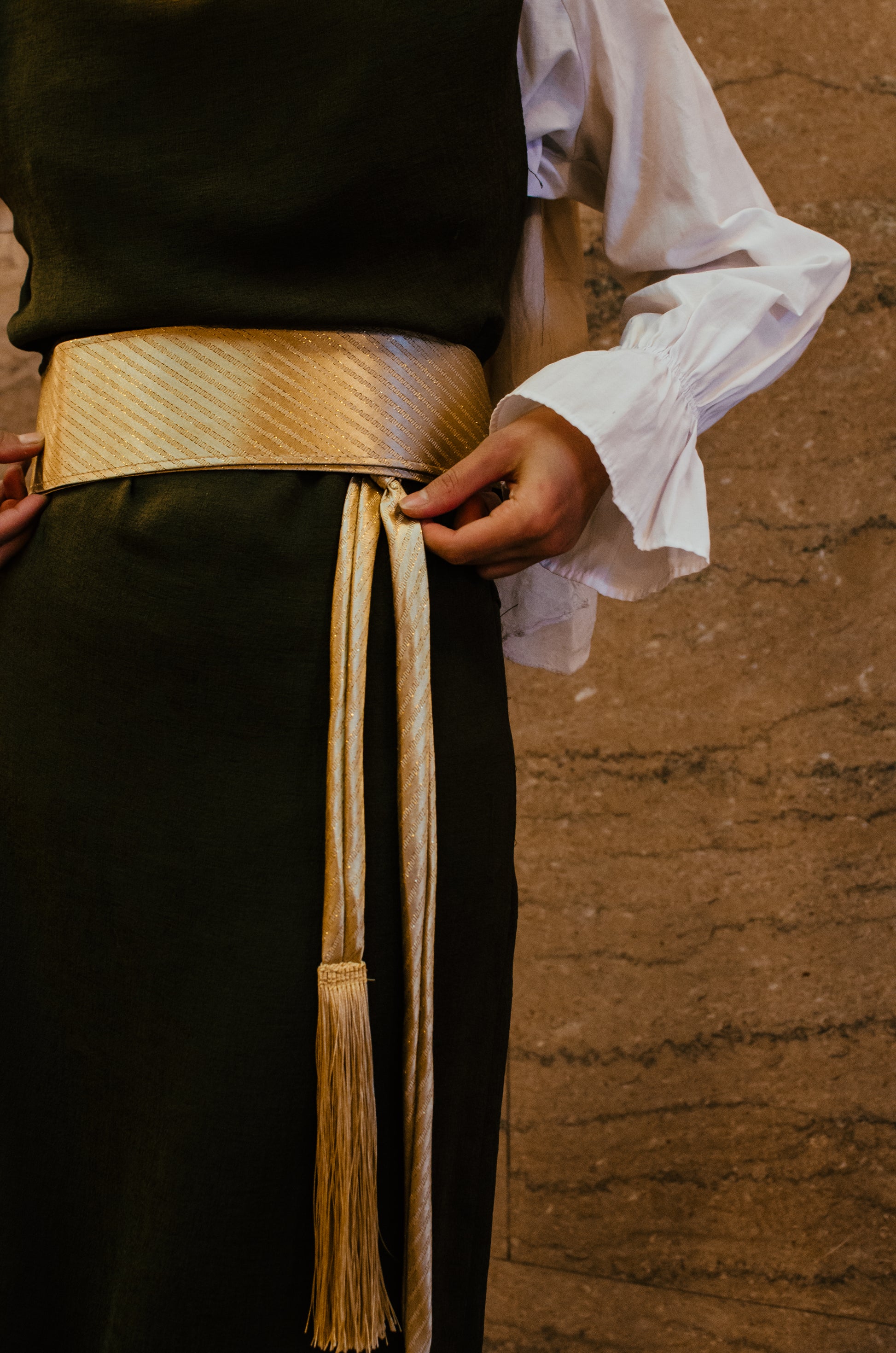 Saya Belt: Light Gold – Badan Collective